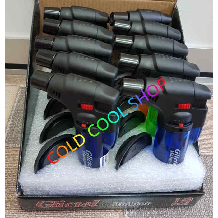 GLICTEL TORCH Windproof Jet Flame Lighter (10PCS) 🔥Ready stock🔥 大支防风打火机 ...