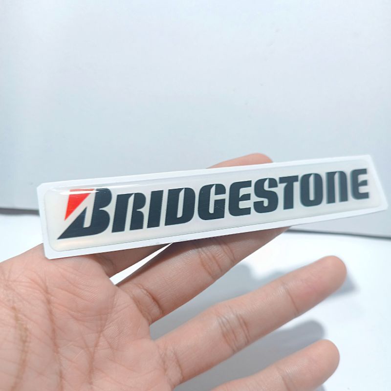 BRIDGESTONE Flexible resin embossed sticker Emblem | Shopee Malaysia