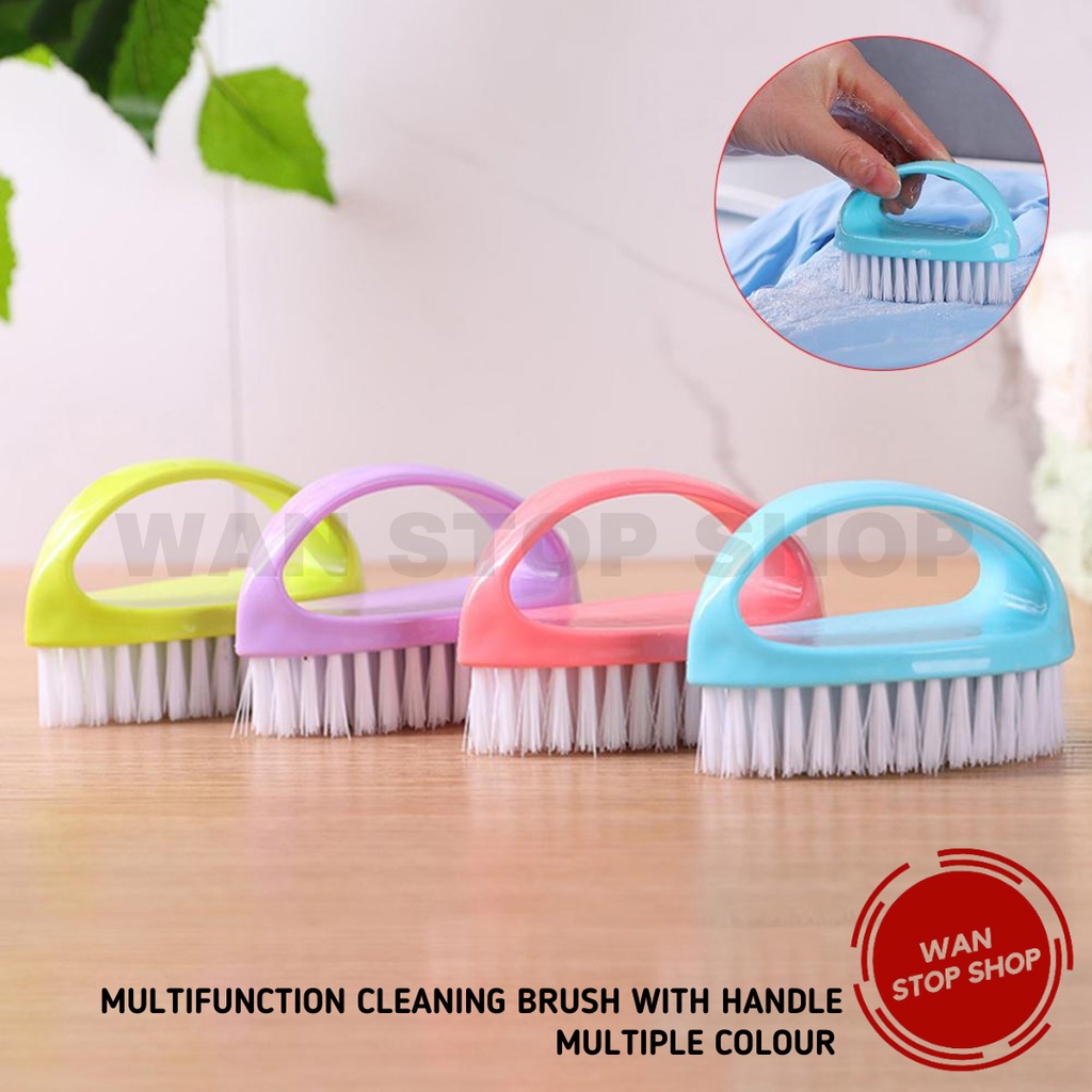 Egg Shape Multifunction Cleaning Brush With Handle Colorful Kitchen Bathroom Cleaning Brush ...