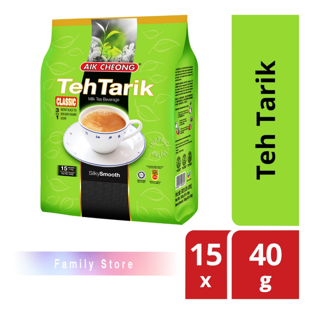 AIK CHEONG Teh Tarik 3in1 600g (40g x 15 sachets) - Classic | Shopee Malaysia