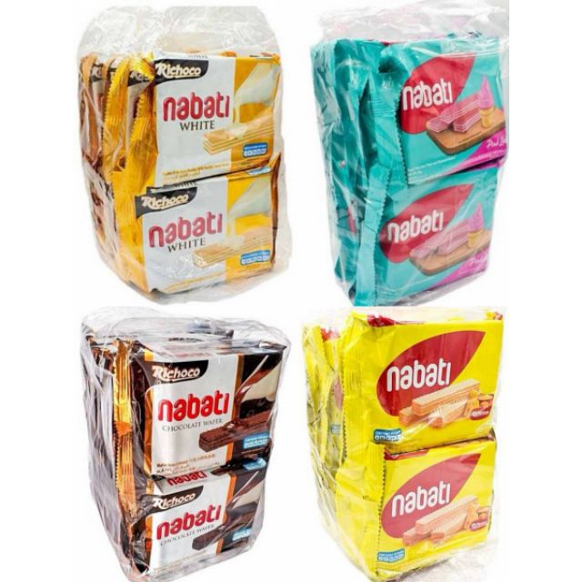 [10PKT] NABATI WAFER 37G (CHEESE / CHOCOLATE / VANILLA / PINK LAVA ...