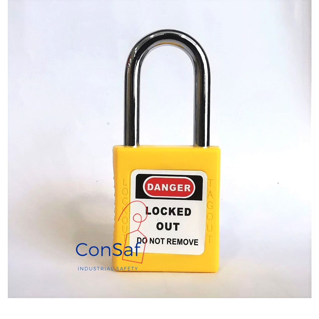Lockout Tagout Safety Padlock - Steel Shackle / LOTO | Shopee Malaysia