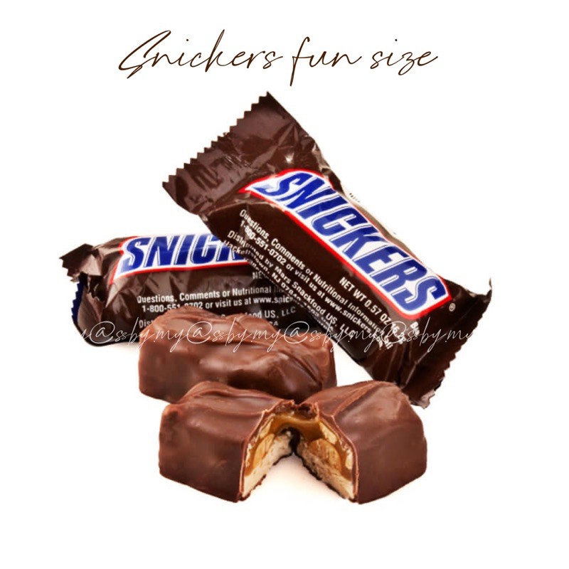 Coklat Snickers Saiz Mini Chocolate Fun Size Bar (1pc) | Shopee Malaysia