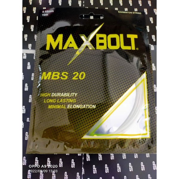 Maxbolt MBS 20 Badminton String (0.68mm) 100% Original | Shopee Malaysia