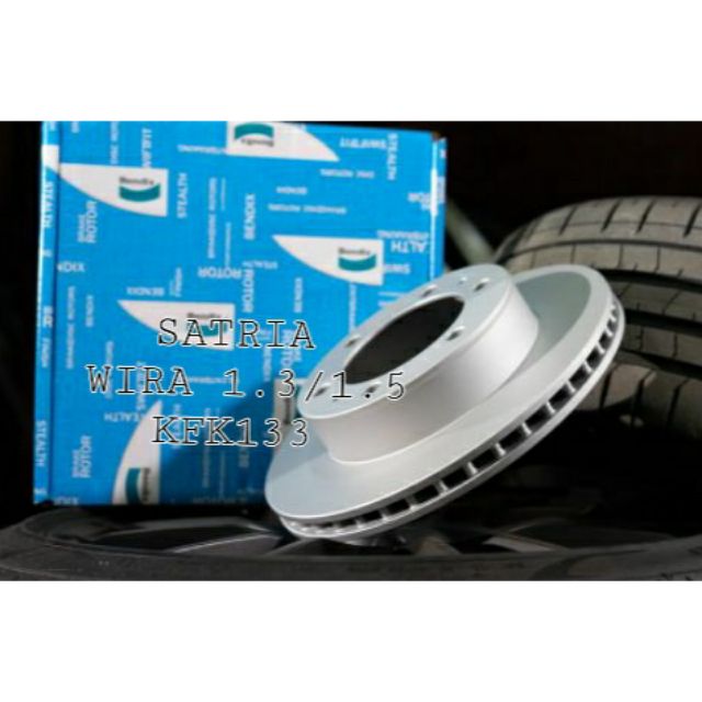 1 PAIR BENDIX FRONT DISC ROTOR SATRIA WIRA 1.3 1.5 | Shopee Malaysia