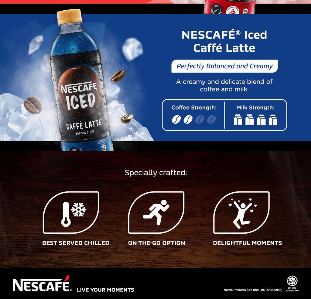 NESCAFE RTD Iced Cappuccino PET 500ml (Halal) | Shopee Malaysia