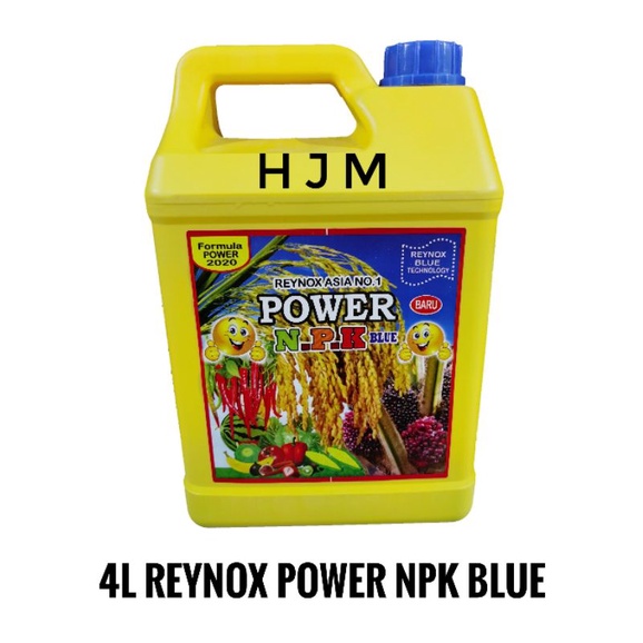 Reynox Power NPK Blue (4L) Baja Foliar Padi / Vitamin Padi / Baja Cecair Padi /Reynox Asia No 1 ...
