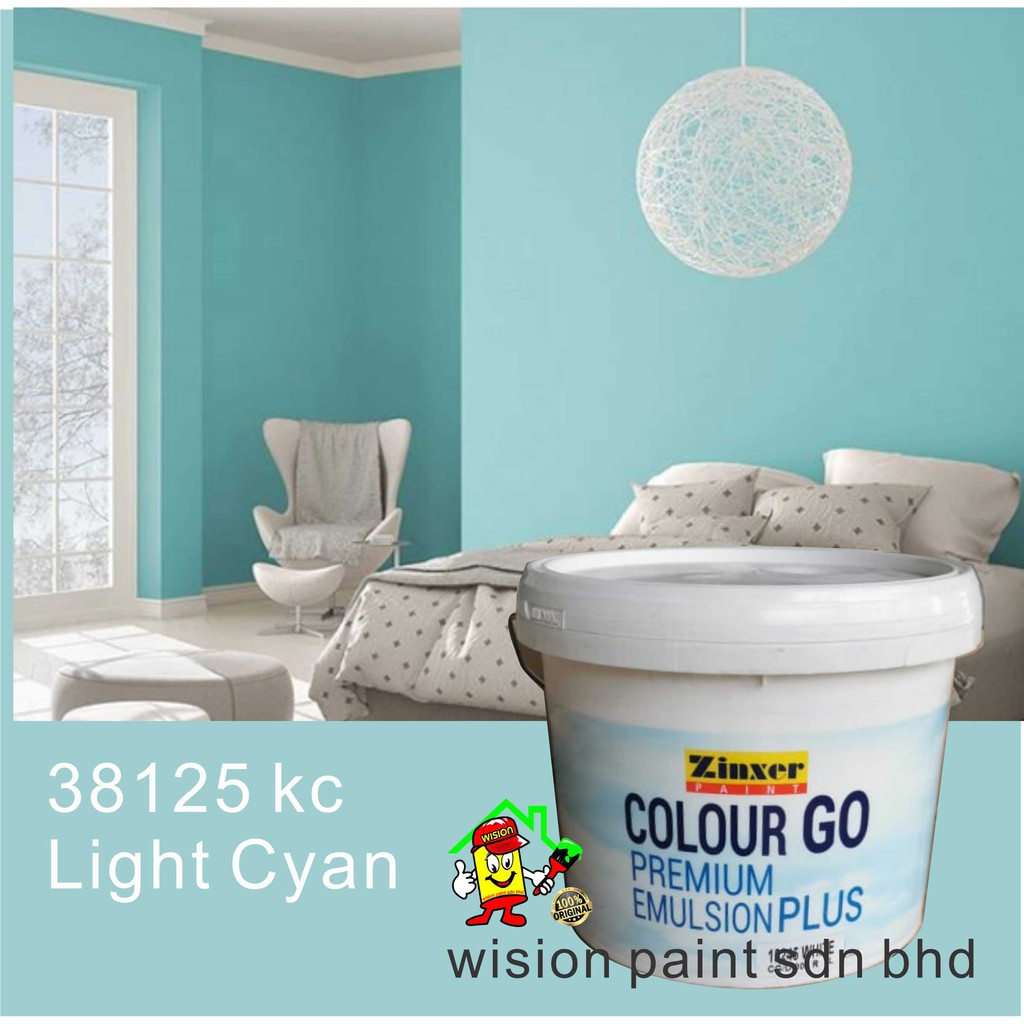 38125KC LIGHT CYAN ( 7 LITER ) 🔥Fast Delivery🔥( 7L Zinxer Go Emulsion ...