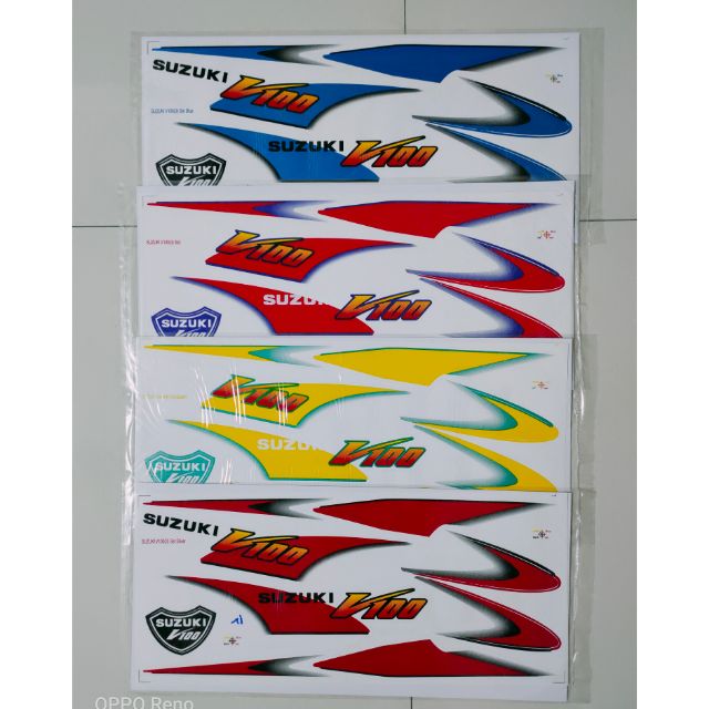 BODY STICKER V100 ( 3 ) | Shopee Malaysia