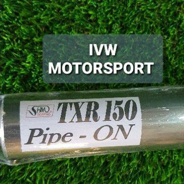 EXHAUST RACING PIPE ON SPEC 3 SUZUKI TXR150 | Shopee Malaysia