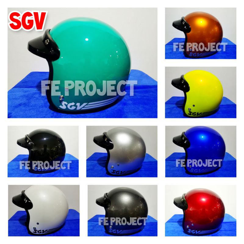 (100% ORIGINAL) SGV 99 HELMET SGV99 SGV ND99 METTALIC COLOUR HELMET ...