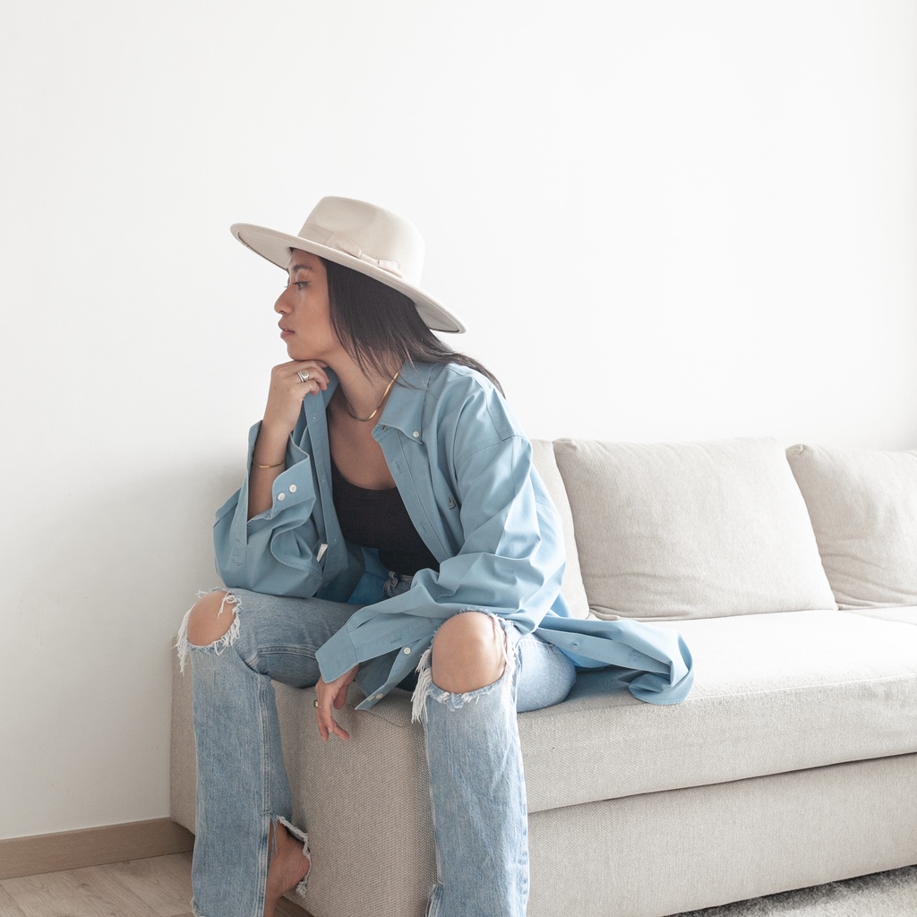 Thrifted Oversized Shirt | Shopee Malaysia