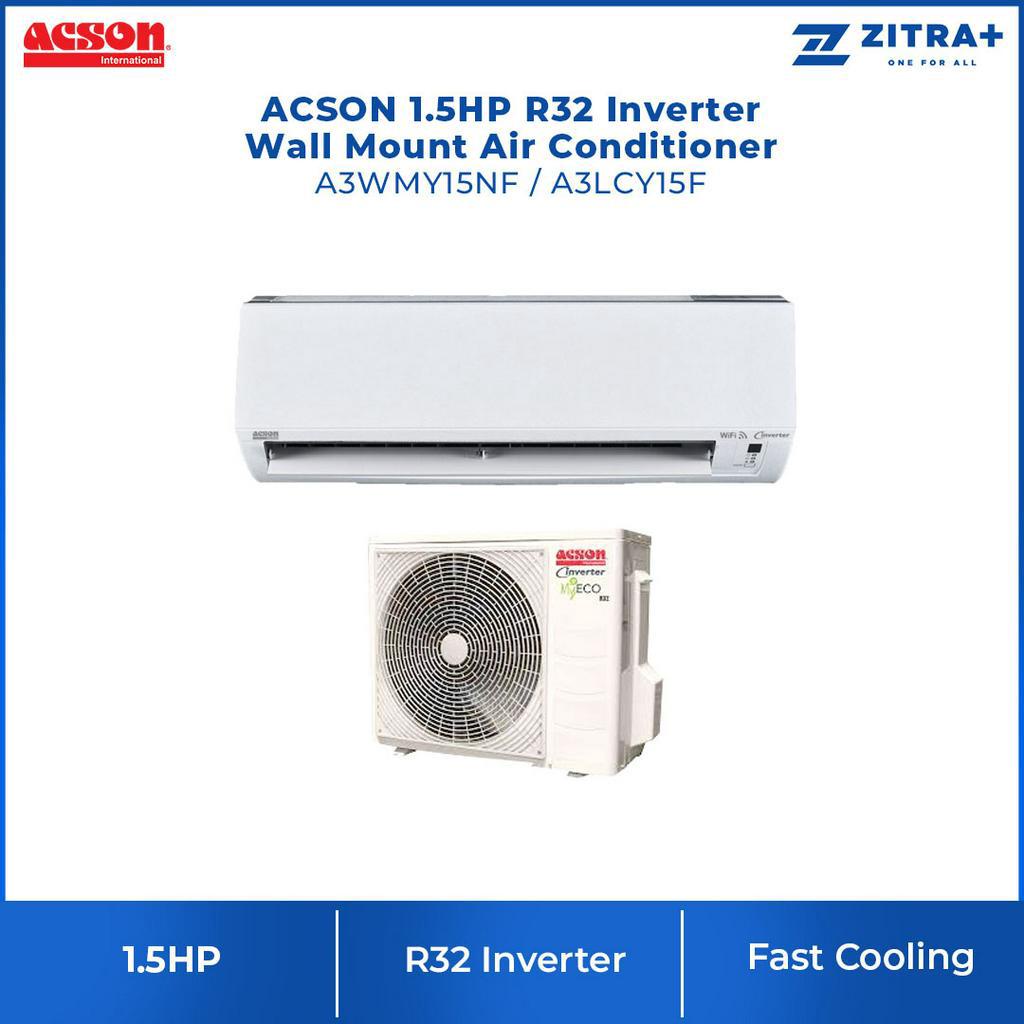 ACSON 1.5HP R32 Inverter Wall Mount Air Conditioner | A3LCY15F ...