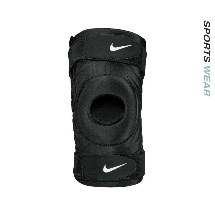 Nike PRO Open Knee Sleeve With Strap - Black | Shopee Malaysia