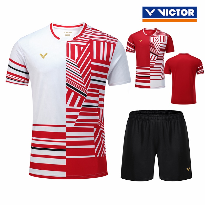 New Quick Drying Badminton Shirt 3907 Short Sleeve Men's and Women's ...