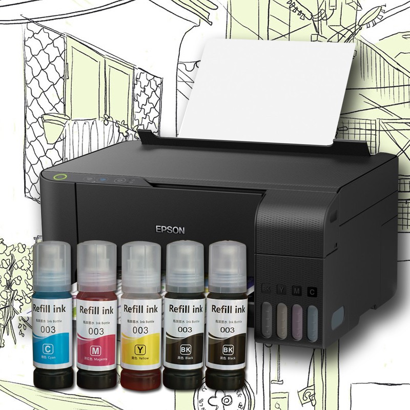 Compatible Epson 003 Ink L1110 / L3110 / L3150 / L5190 / L3116 / L3156 ...