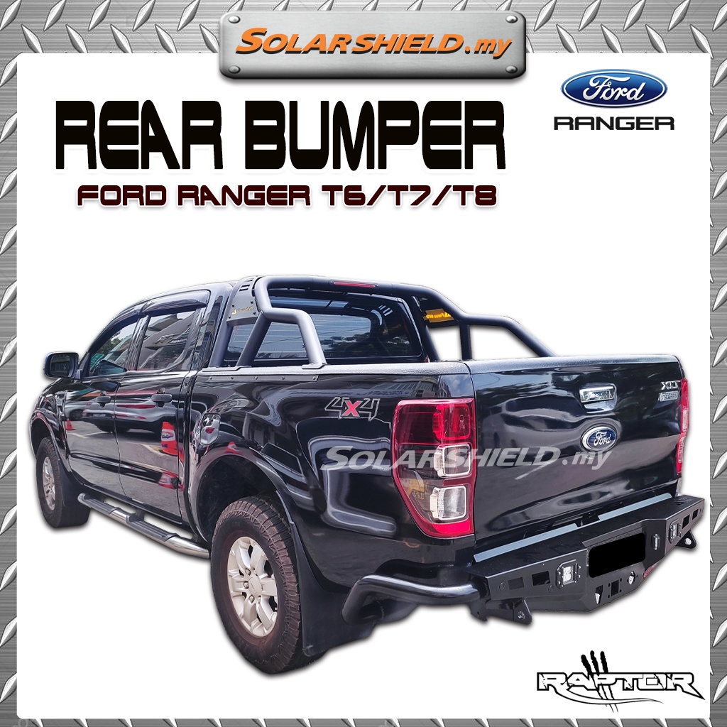 Ford Ranger T6/T7/T8, Raptor,Wildtrack Rear Bumper 4X4 Rear Bumper ...