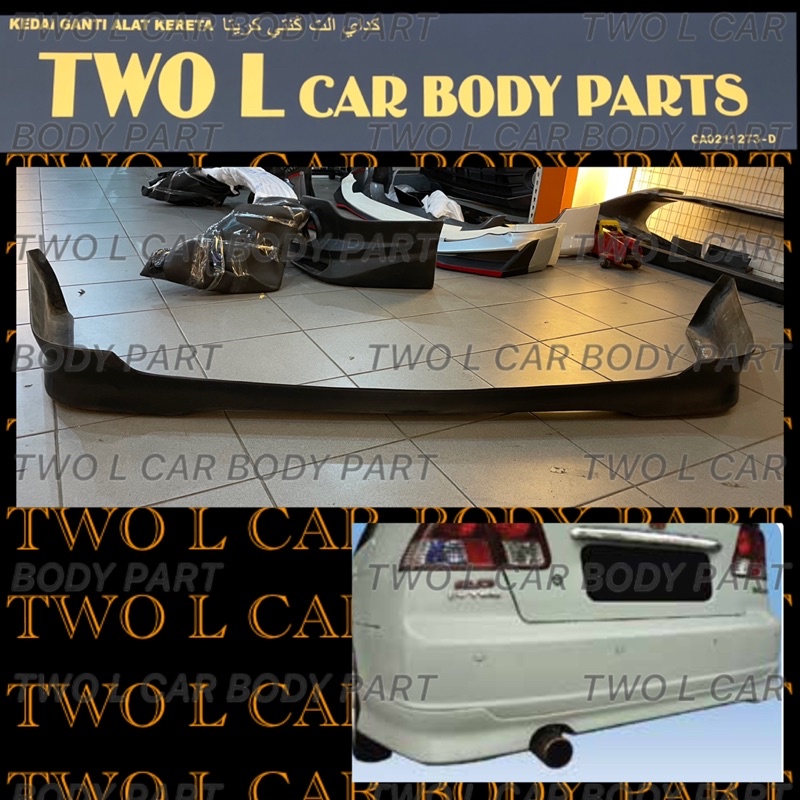 honda civic 2004 es rear skirt model rx2 | Shopee Malaysia