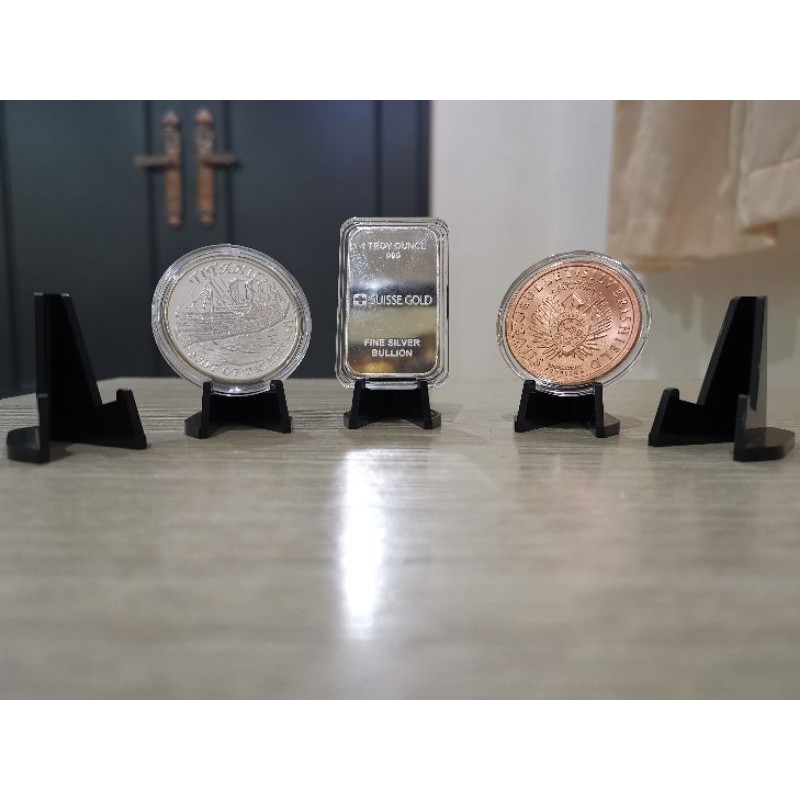 1 oz silver/copper coin & bar stand | Shopee Malaysia