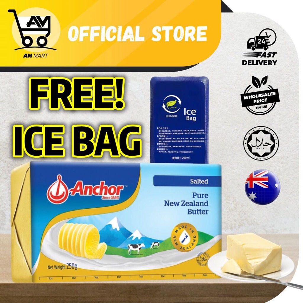 🌙RAYA SALE ANCHOR BUTTER SALTED 227g（𝗛𝗔𝗟𝗔𝗟) 🚚FAST SHIPPING💨 | Shopee ...