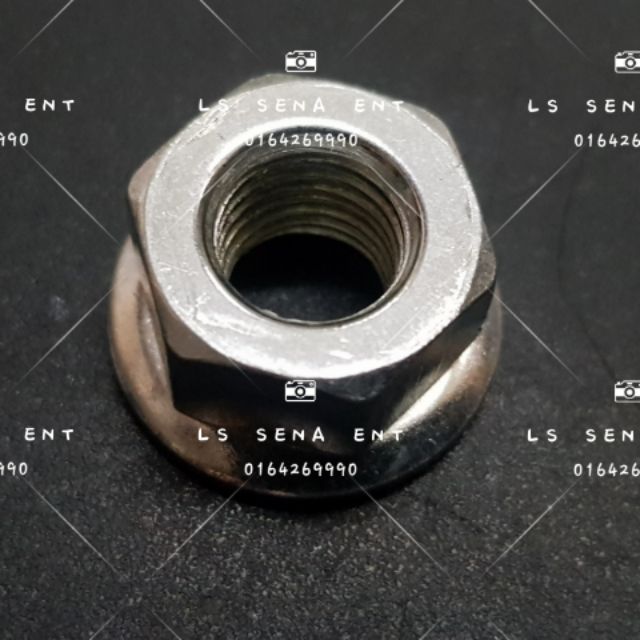Brush cutter blade lock nut mesin rumput nut mata pisau M10 LH | Shopee ...