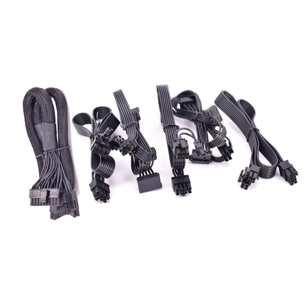 6Pin 1 to PCI-e 3 SATA Peripheral Molex GPU 8Pin to 6+2Pin CPU 4+4P ATX ...