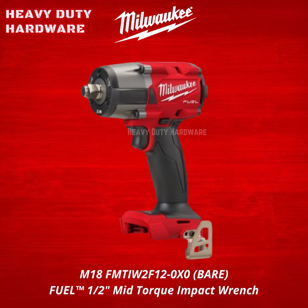 MILWAUKEE Impact Wrench Cordless M18 FMTIW2F12 1/2" Mid Torque Impact ...