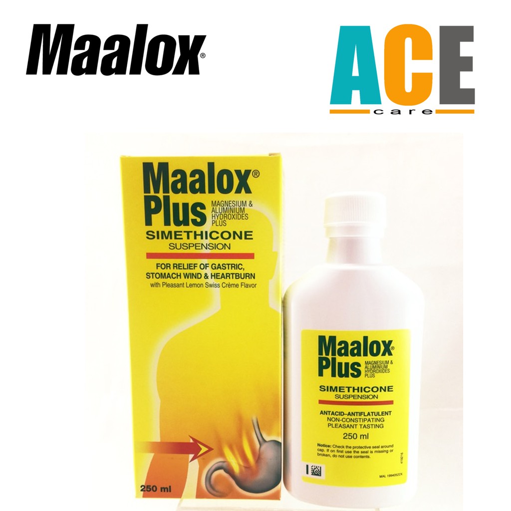 Maalox Plus Suspension - 250ML | Shopee Malaysia