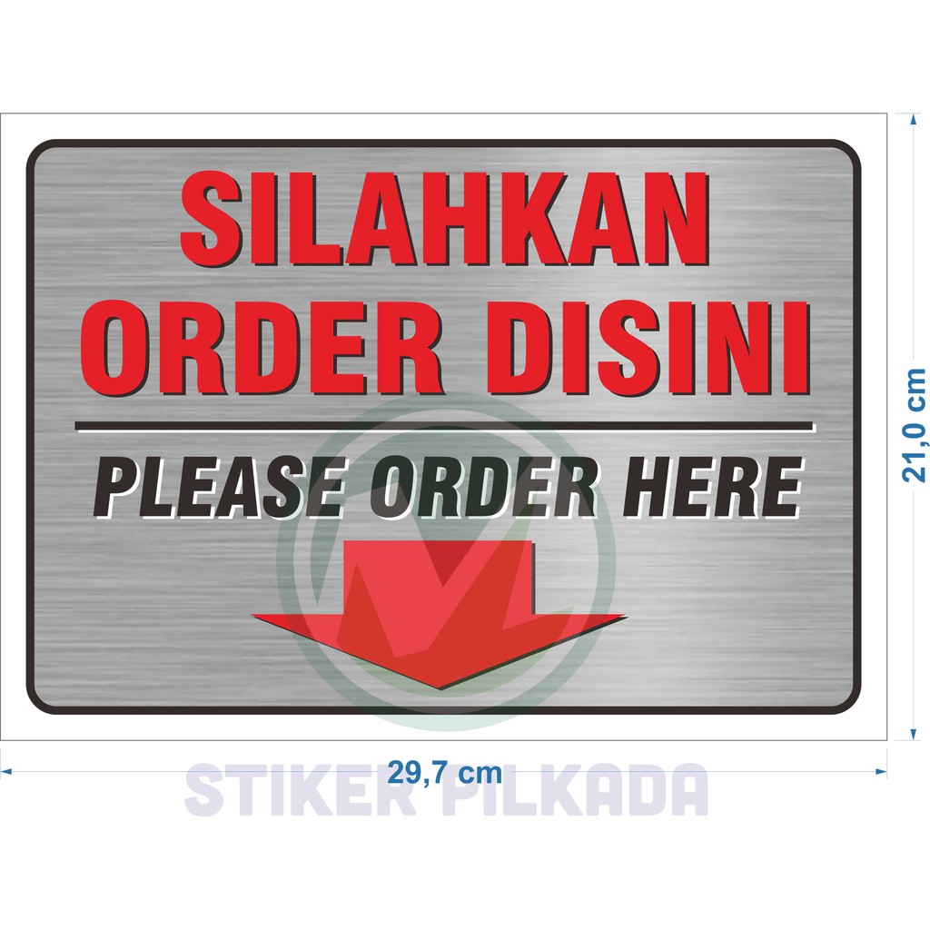 Stickers PLEASE ORDER HERE/PLEASE ORDER HERE | Shopee Malaysia