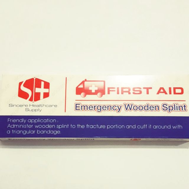 FIRST AID emergency wooden splint | Shopee Malaysia