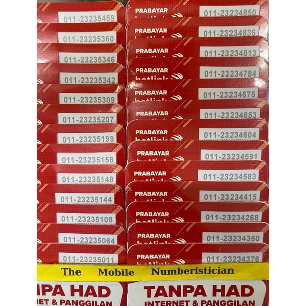Maxis Nombor Hotlink Vip Special Number Prepaid Simkad 011-2323 ...