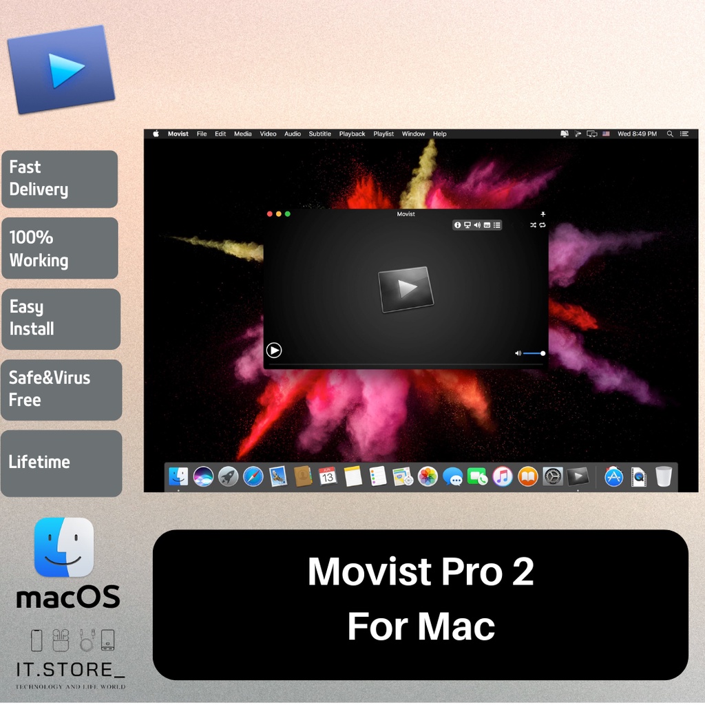 Movist Pro 2 Lifetime for Intel and M1 Chip Apple Silicone MacOs/Macbook/Mac Software Full ...