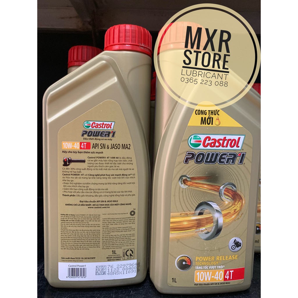 Castrol Power 1 4T 10w40 Lubricant (New Formula) | Shopee Malaysia