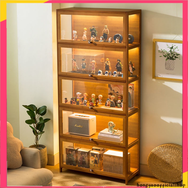 Hand-Made Display Cabinet Model Toy Transparent Glass Acrylic 60/70 ...
