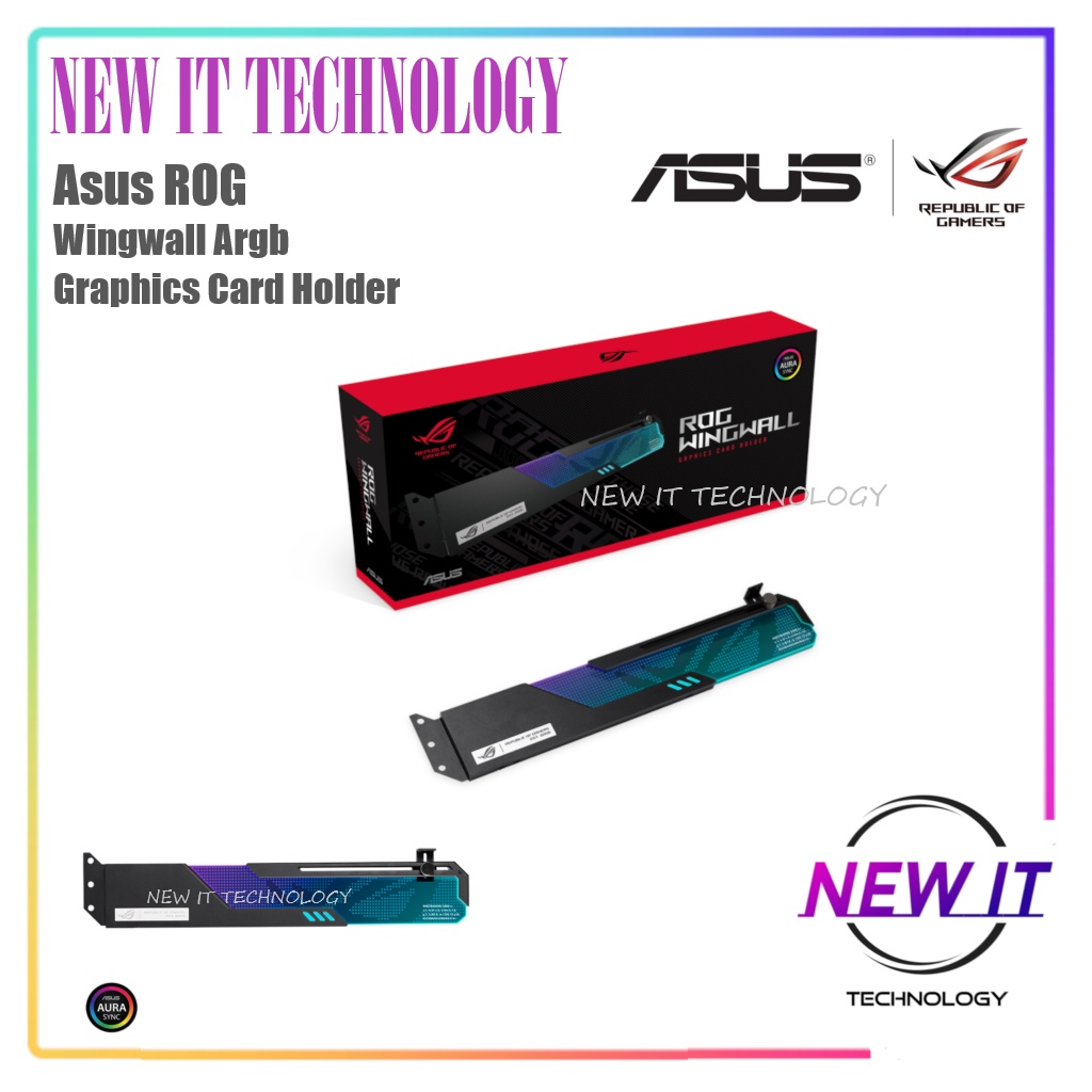 Asus ROG Wingwall Argb Graphics Card Holder | GPU length above 18cm ...