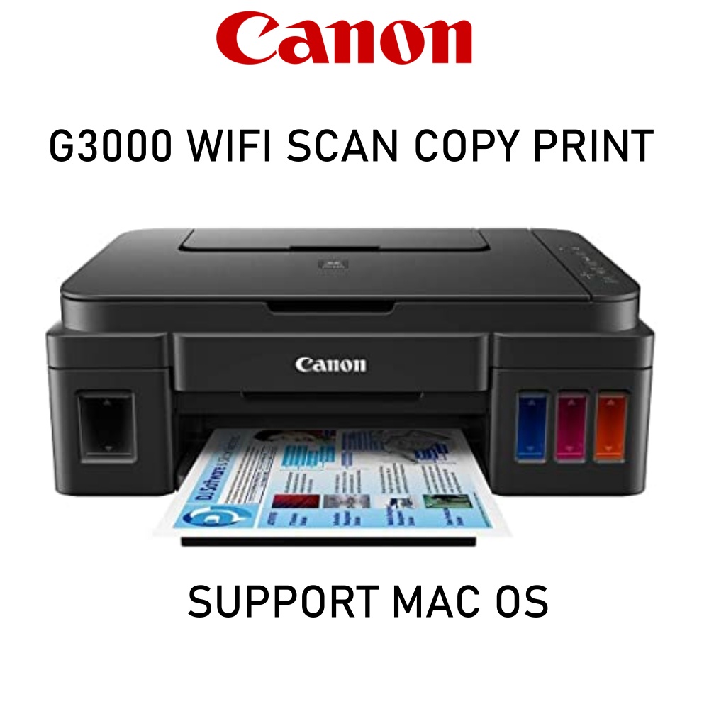 Canon Pixma G3010 G2010 G3020 G3060 G3010 G3000 All In One Printer Shopee Malaysia