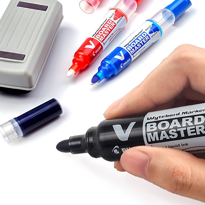 ☘ TMC ☘Pilot Pen V Board Master Whiteboard Marker (Bullet Medium ...