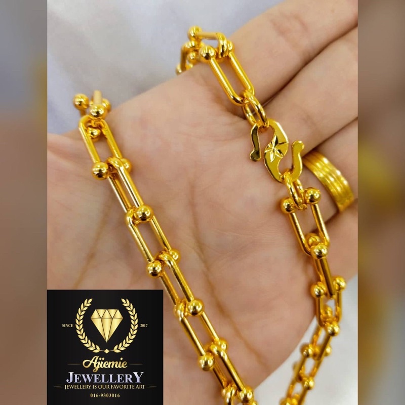 💥COP916💥NEW DESIGN💥RANTAI LEHER HARDWARE SUASA | Shopee Malaysia