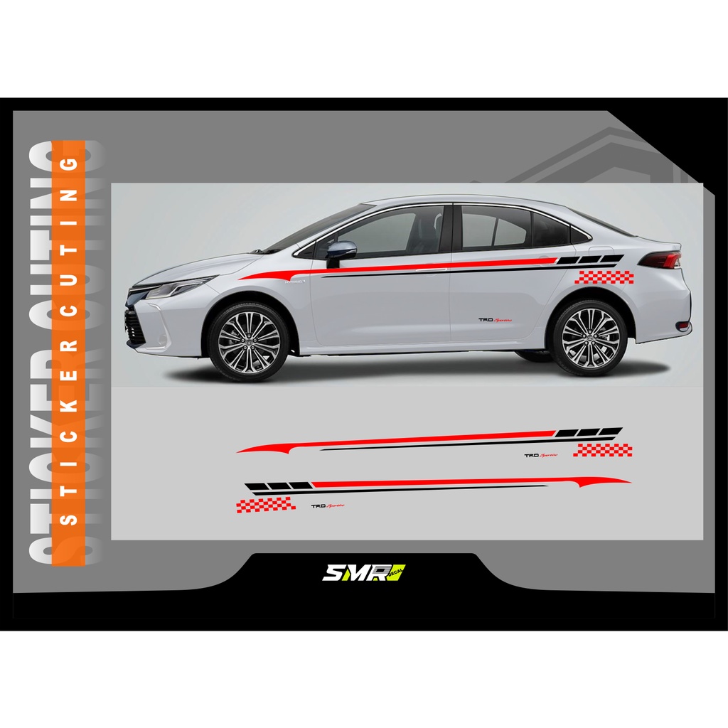 Car Cutting STICKER TOYOTA sedan vios CAMRY CIVIC cuting STICKER LIST ...