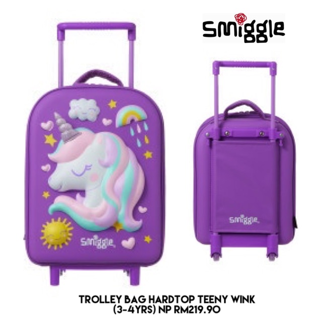 Smiggle Trolley bag hardtop Teeny wink (3-4yrs) | Shopee Malaysia