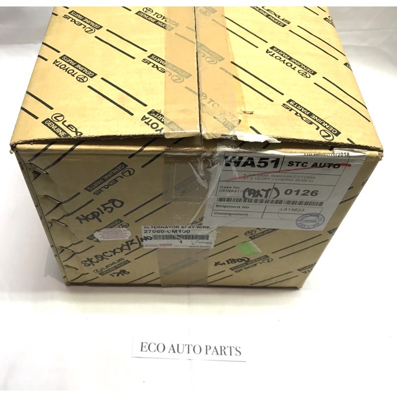 Toyota Vios Ncp150 Genuine Denso Alternator 1PC 27060-0M060 Malaysia ...