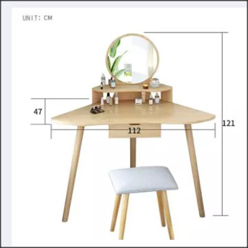 Corner Type Dressing Table with Mirror and Drawers | rbkonlineshop ...