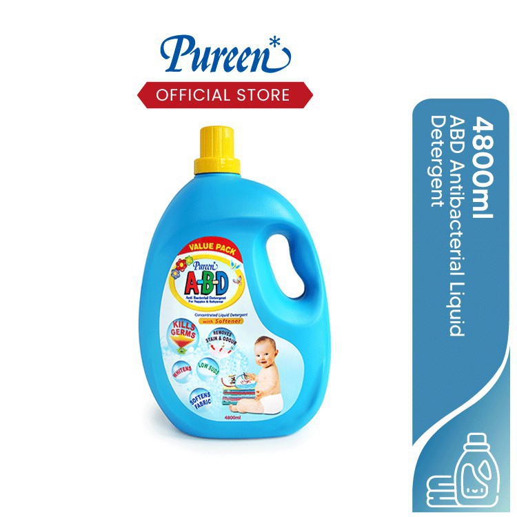 Pureen ABD Antibacterial Liquid Detergent (4800ml) | Shopee Malaysia
