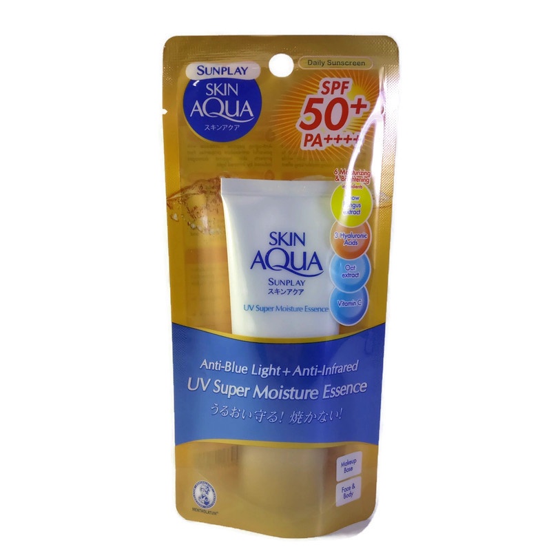 SUNPLAY SKIN AQUA SUPER MOISTURE ESSENCE SPF 50+ PA++++ 50G (New ...