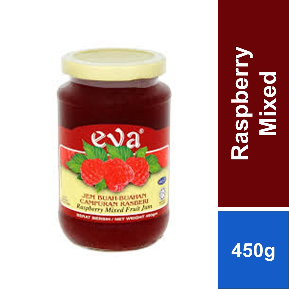 Eva Raspberry Mixed Fruit Jam 450g | Shopee Malaysia