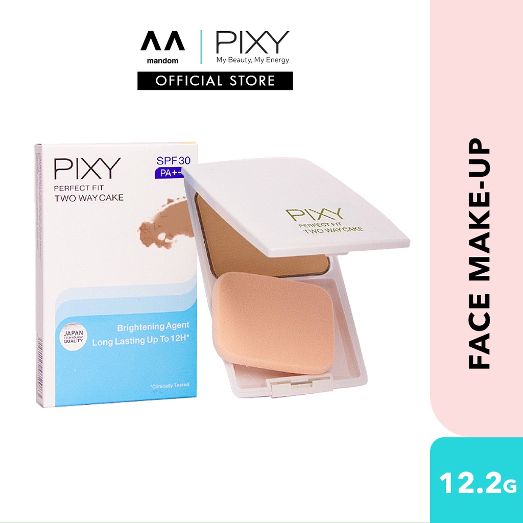 PIXY Perfect Fit Two Way Cake 12.2g (two way cake, foundation powder ...
