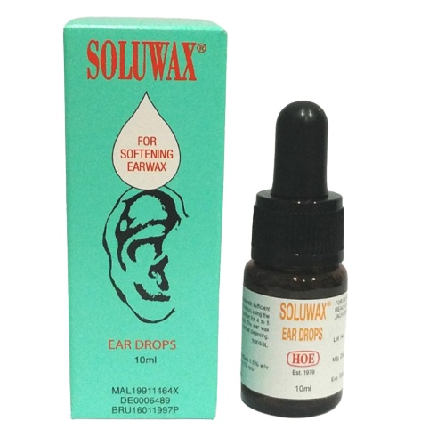 SOLUWAX EAR DROPS FOR SOFTENING EARWAX 10ML | Shopee Malaysia