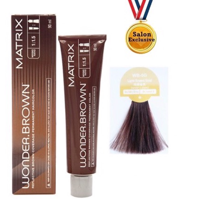 Matrix Wonder Brown Hair colour (suitable for gray hair hair coverage ...
