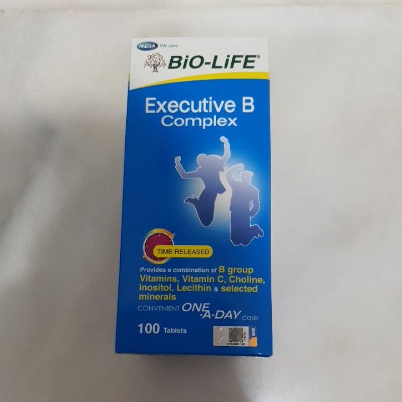 Bio-Life Executive B Complex Tablets 100s (Expiry Date:11/2025 ...