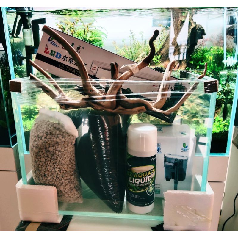 Aquarium Clear Crystal Tank for Aquascape Complete( Combo set ...